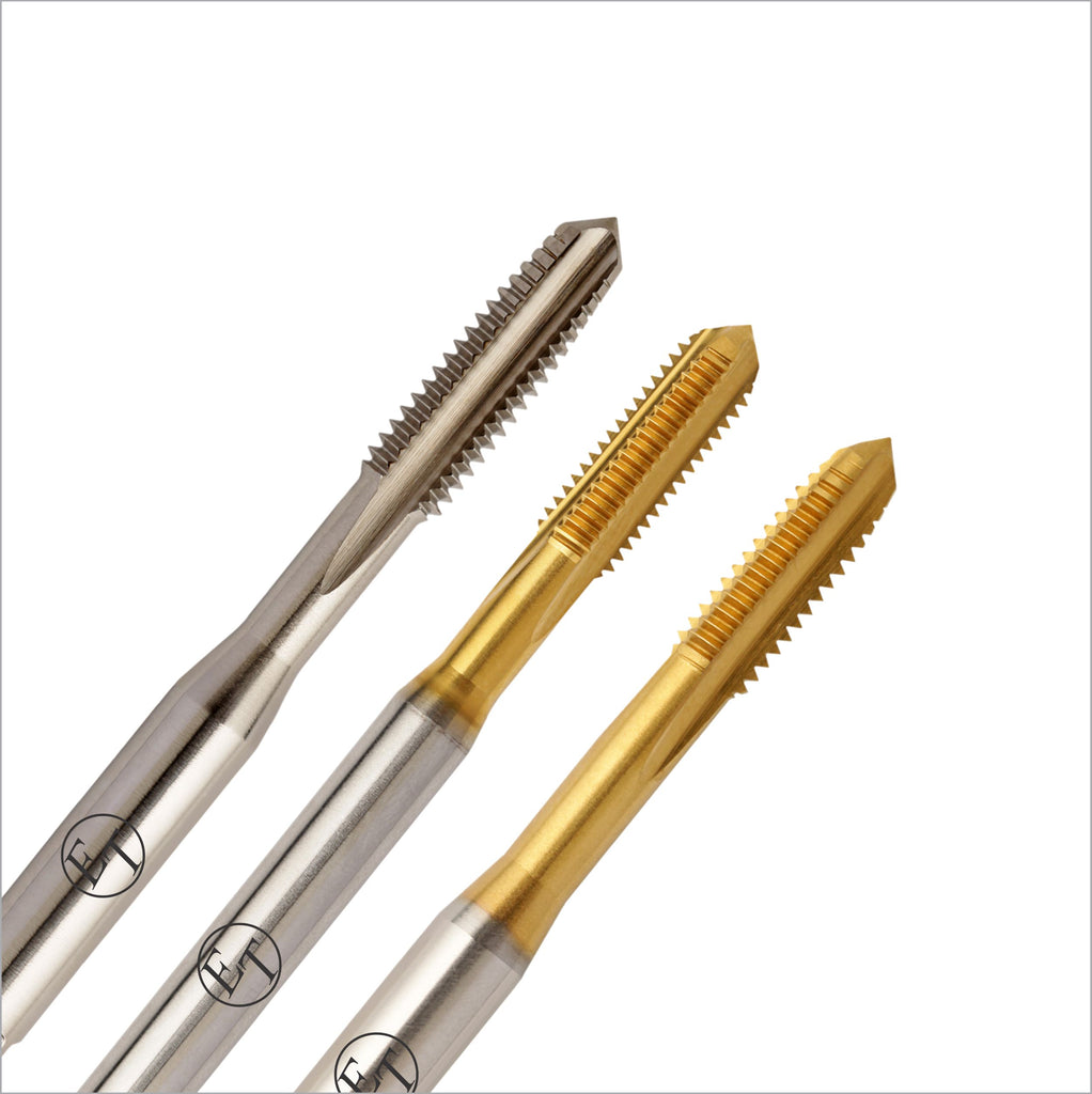 UNF : Short Machine Tap ISO529 Form 'C' HSS-E UNF Bright/TiN/TiCN Size ...